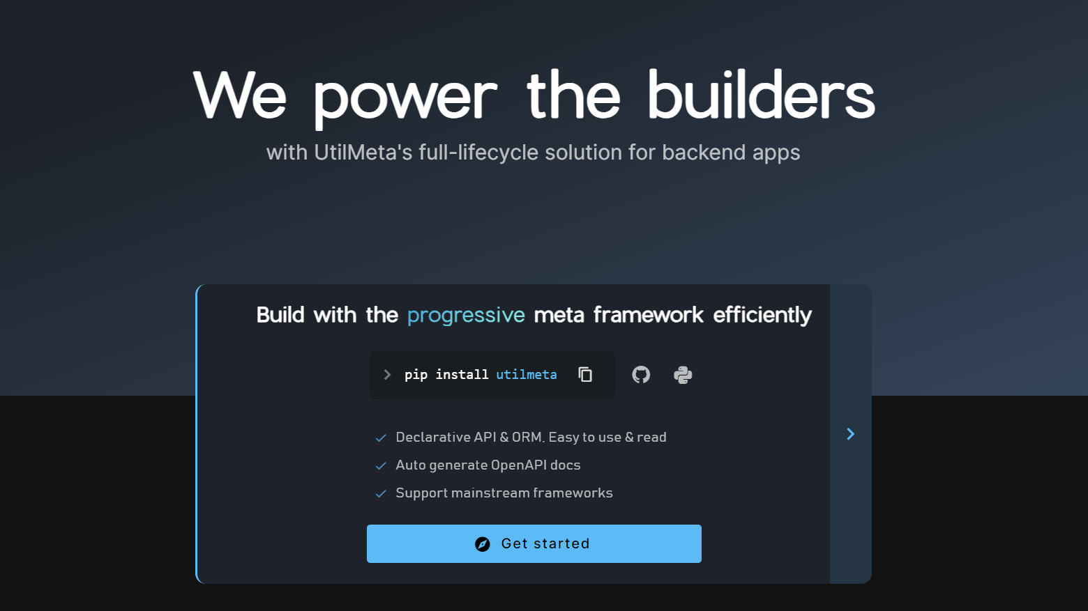 Utilmeta Full Lifecycle Devops Solution For Backend Apis
